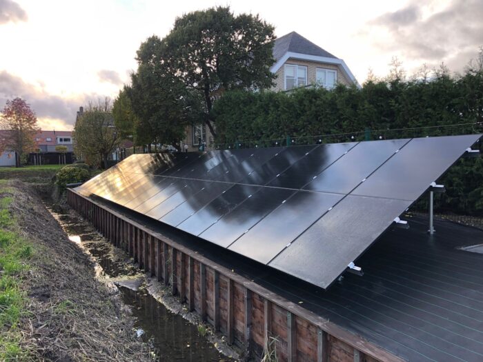 Residential solar project - FIRST BASE Ground Screws