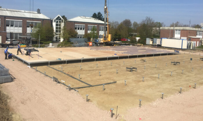 Temporary buildings - FIRST BASE Ground Screws