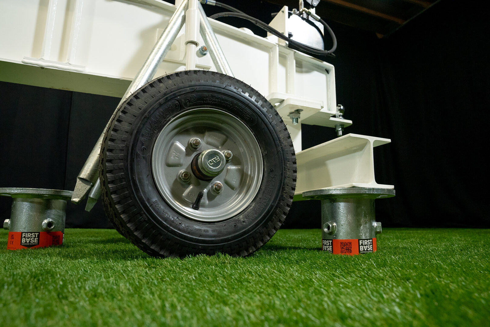 DP250 pressure test installation - FIRST BASE Ground Screws